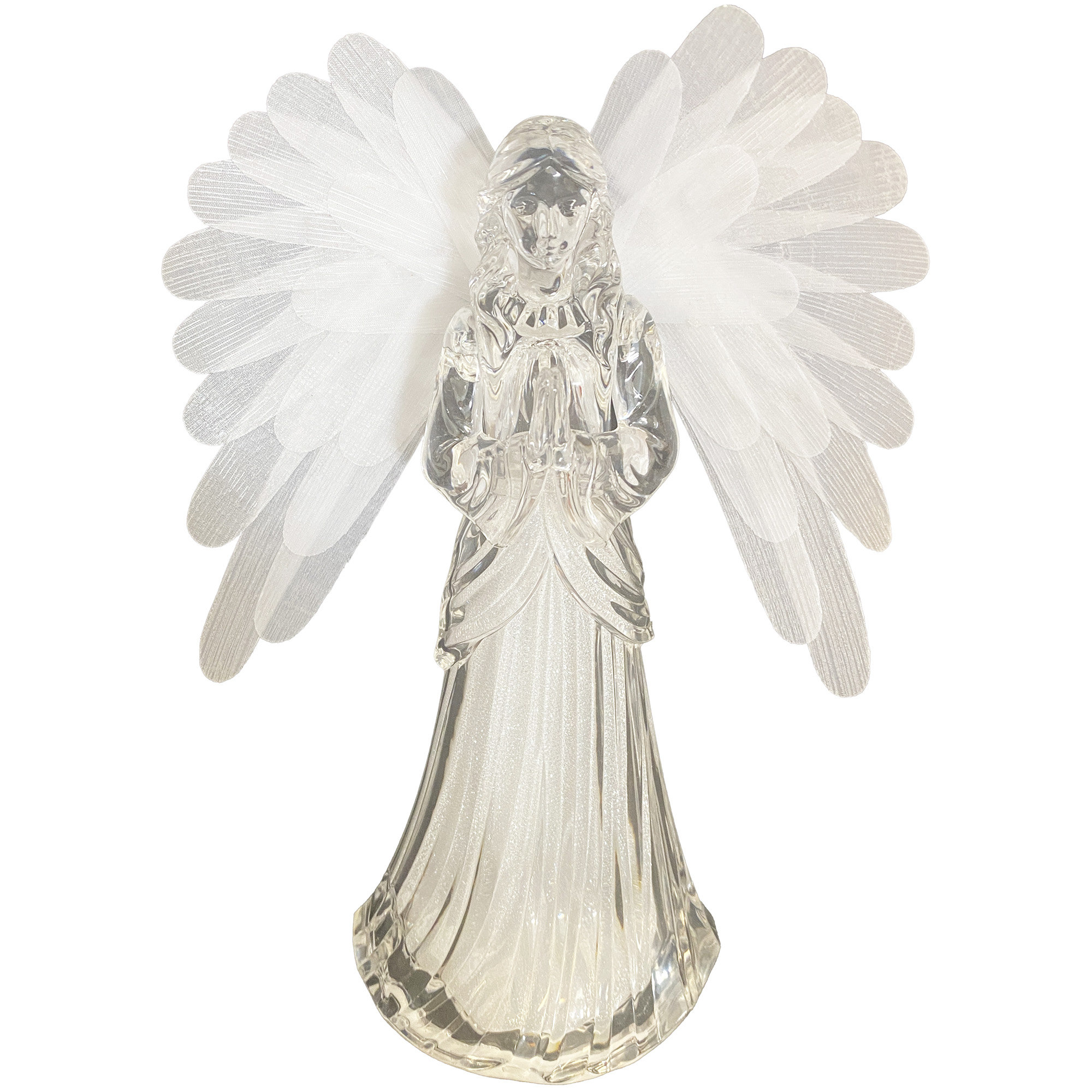 Mercer41 8.7" LED Acrylic Angel | Wayfair